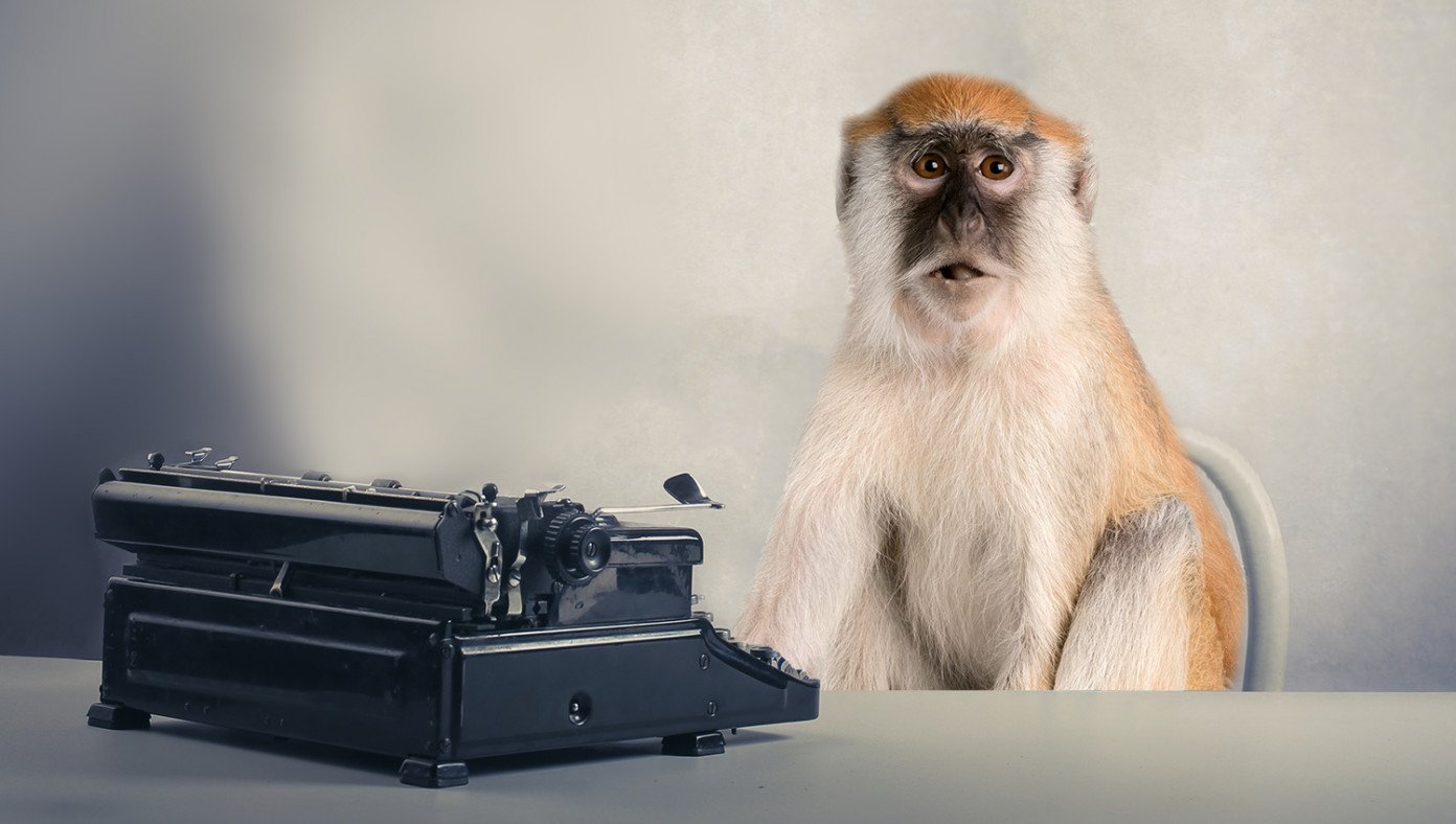 Monkey With Typewriter Produces Reasonable Alternative To Green New ...